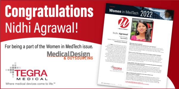 Nidhi Agrawal In 2022 Women In Medtech Issue Tegra Medical 